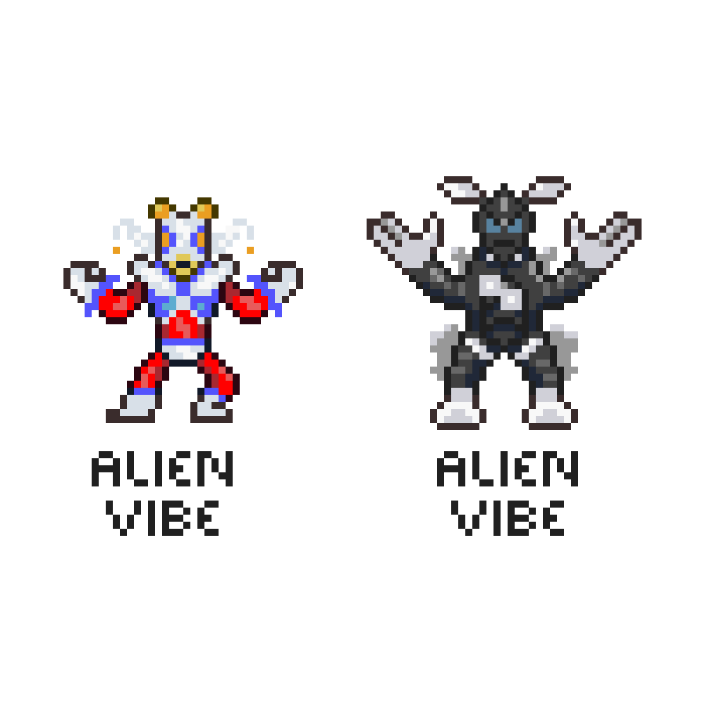 Alien Vibe - By @werebike on Itaku