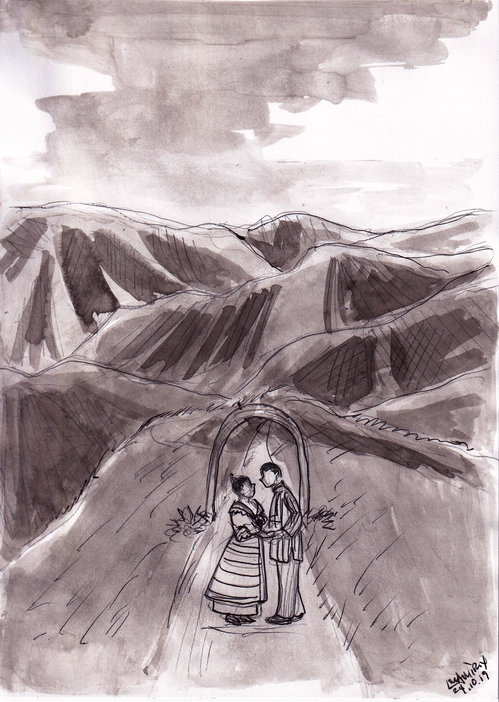 Inktober 2024 - Ridge - By @alnair93 on Itaku