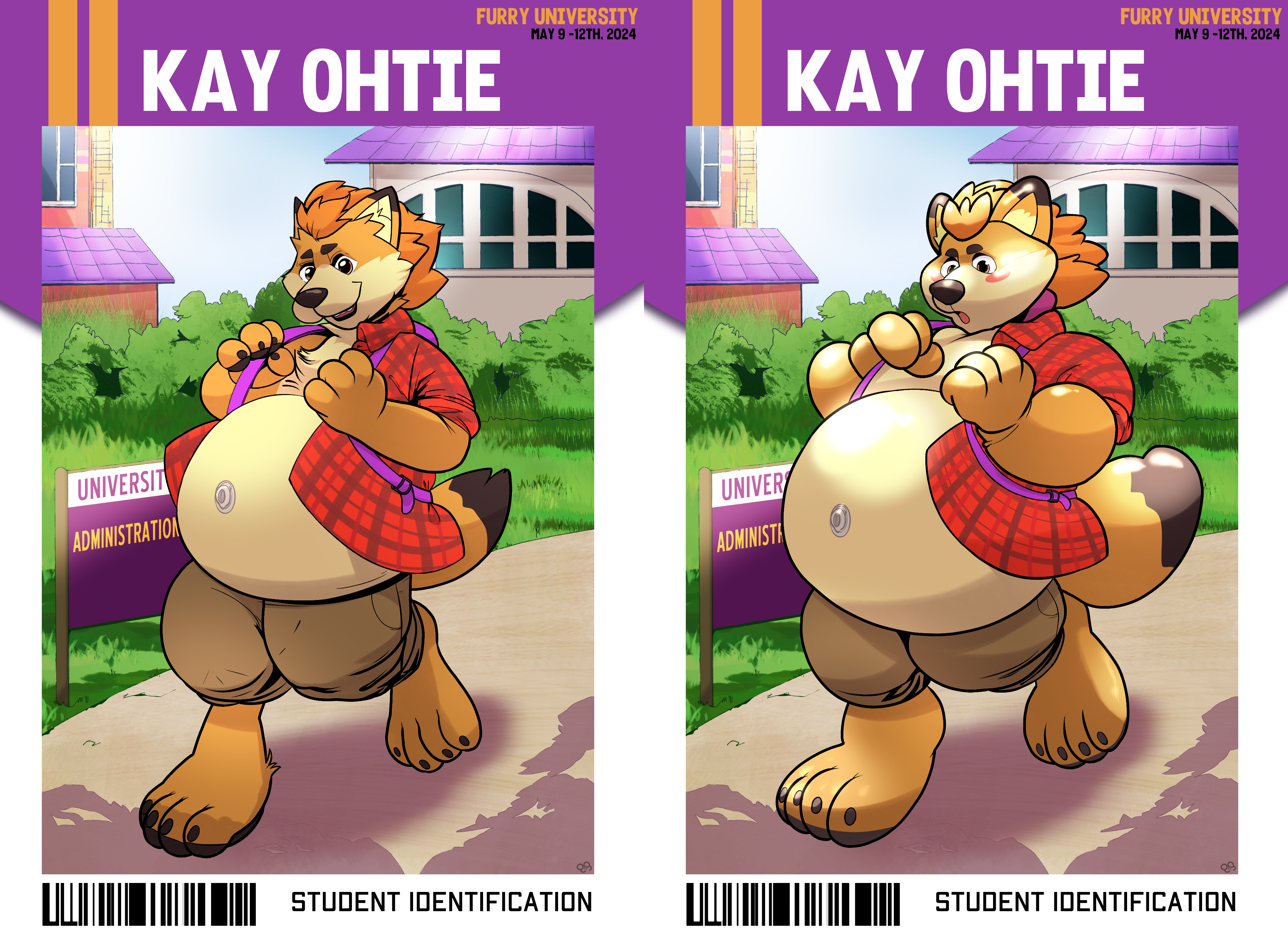 Kay Ohtie badge fwa - By @pawgyle on Itaku
