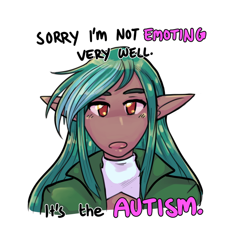 [Sticker] It's the tism. - By @pastelsincubus on Itaku