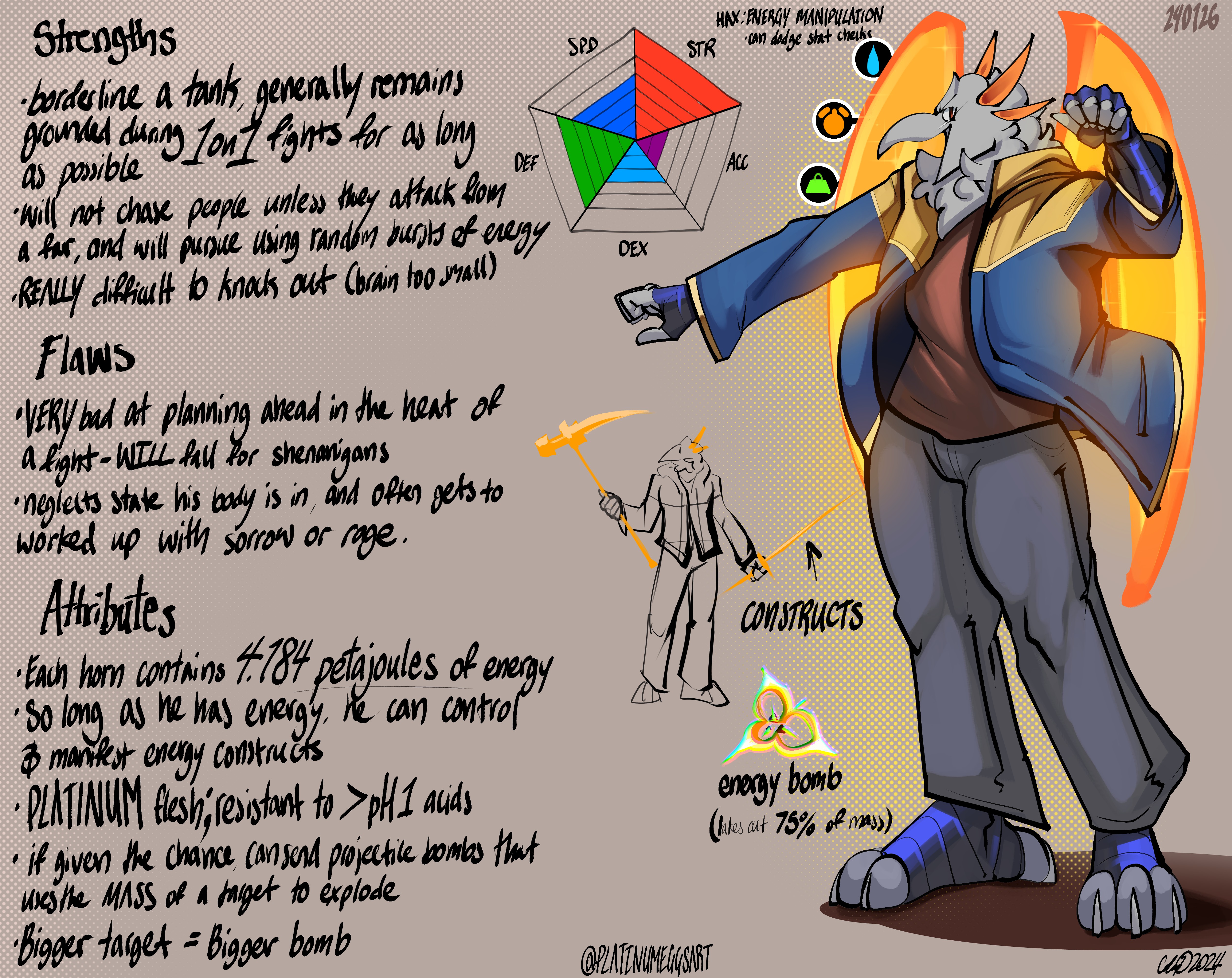 Plat stat - By @platinumeggs on Itaku