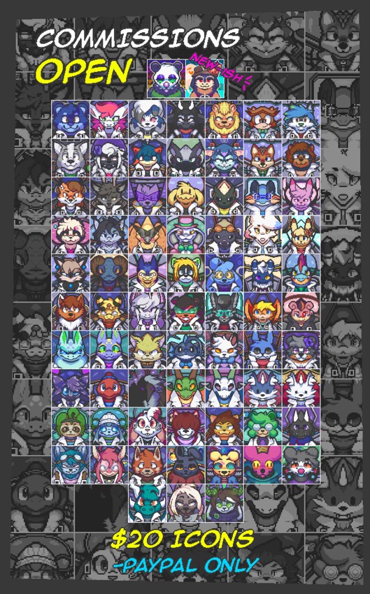 SPRITE ICONS - By @matchesdraco on Itaku