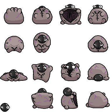 Isaac resprites! Sisters Vis - By @viv-jefferies on Itaku