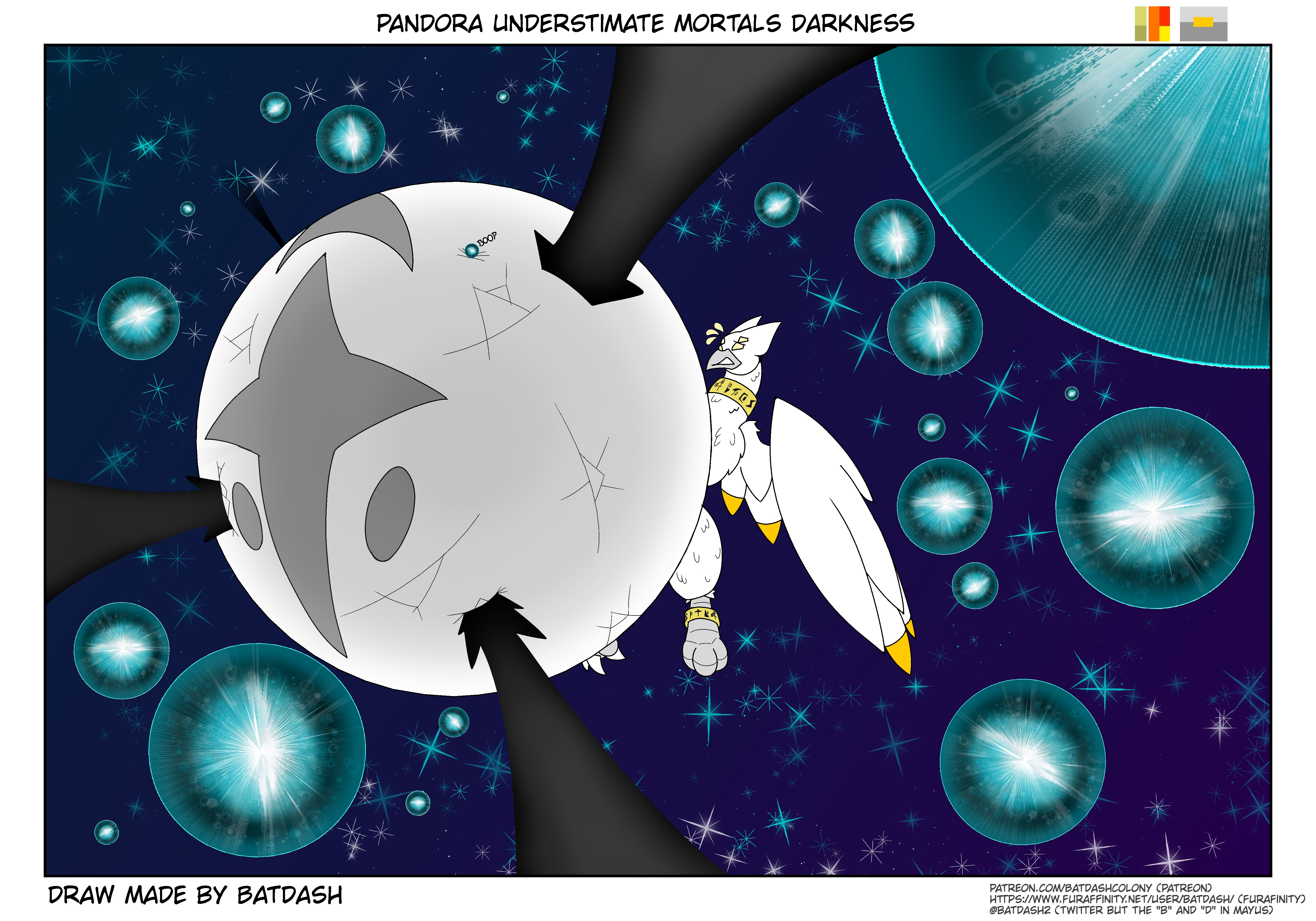 darkness overload - By @bat_dash on Itaku