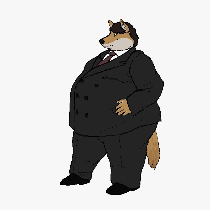 Fat men's club - By @half_hams on Itaku