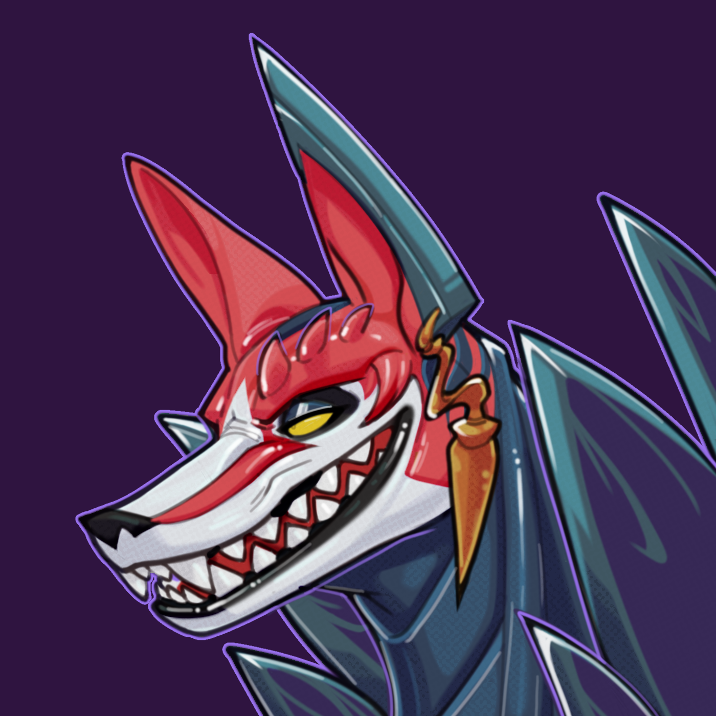 Naafiri Headshot - By @paintylux on Itaku