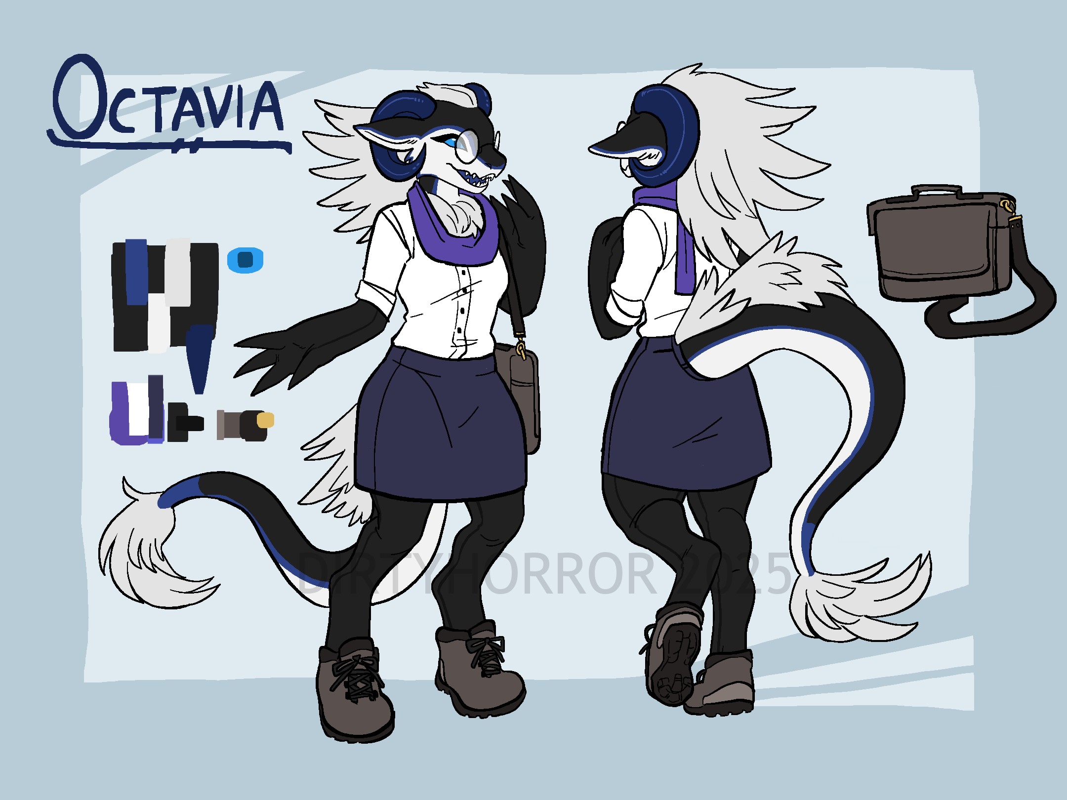 [C] Octavia Ref Sheet [Alt] - By @dirtyhorror on Itaku