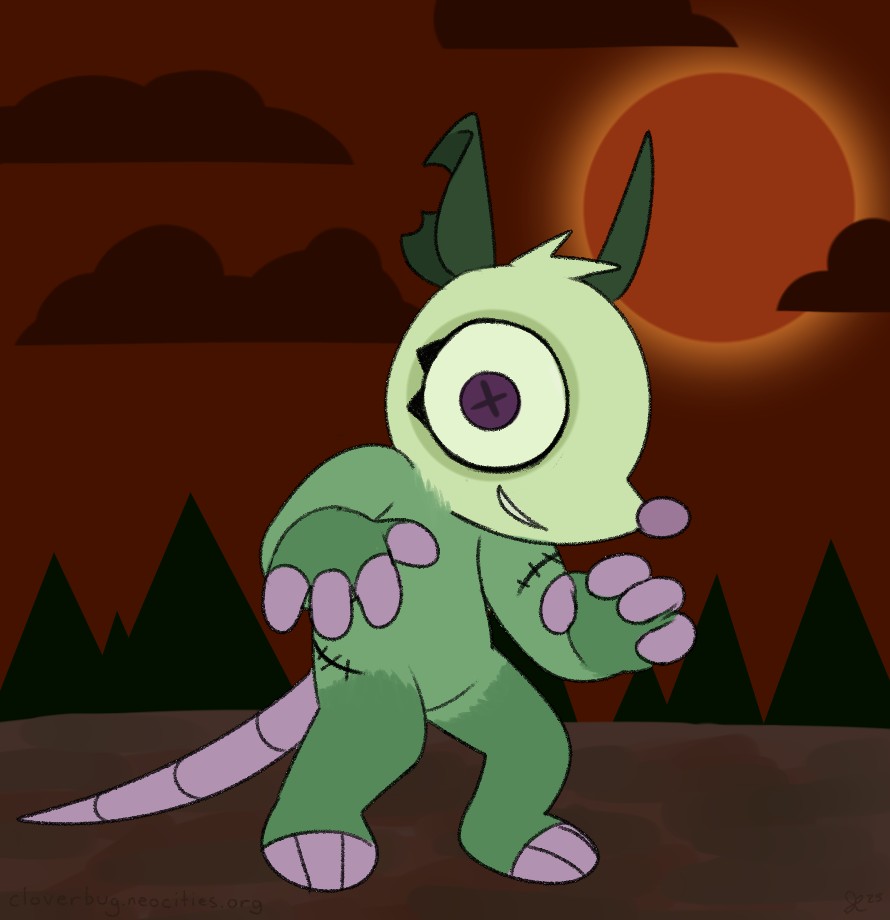 super zombie puri alt - By @clover on Itaku