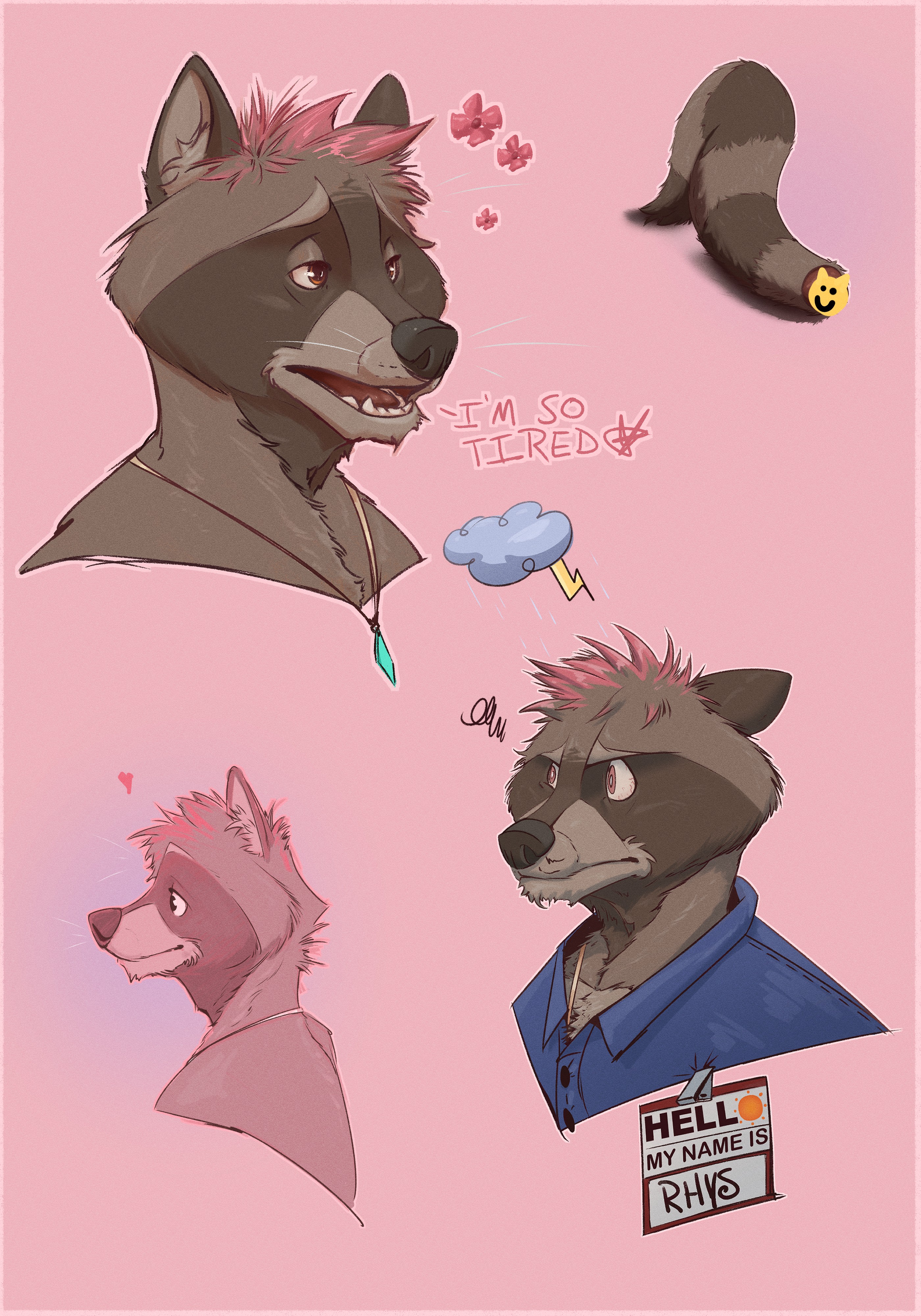 Rhys - By @timberdonk on Itaku
