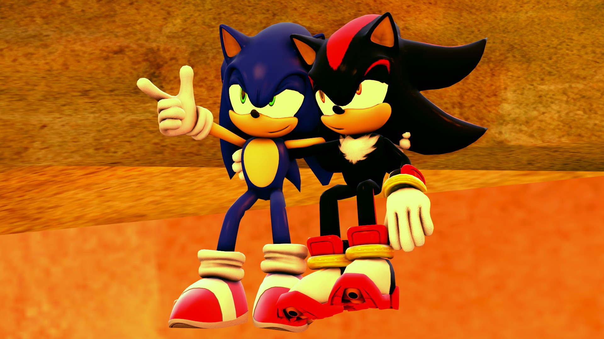 Sonadow Sunset - By @srx1995 on Itaku