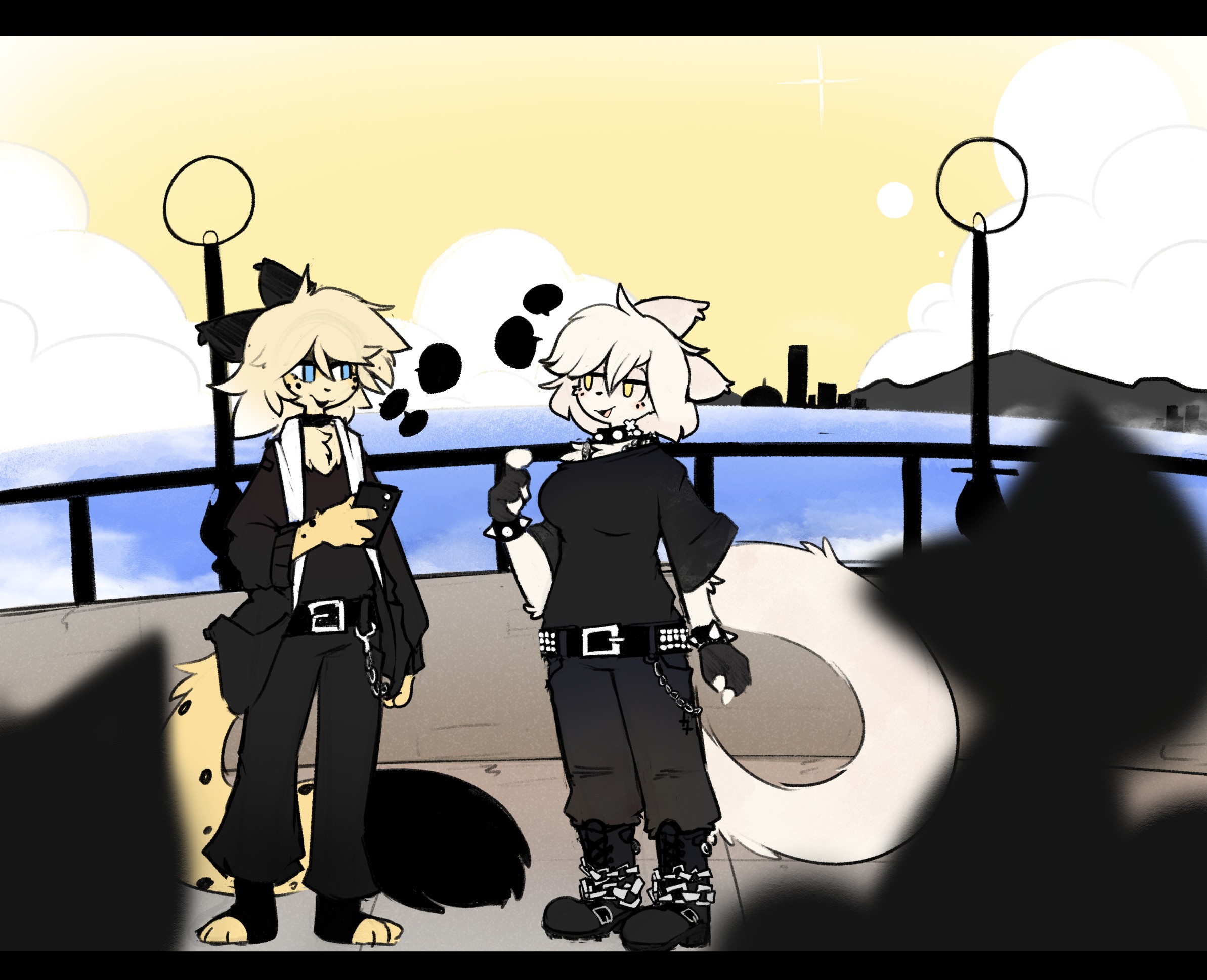 they hangin - By @catte on Itaku