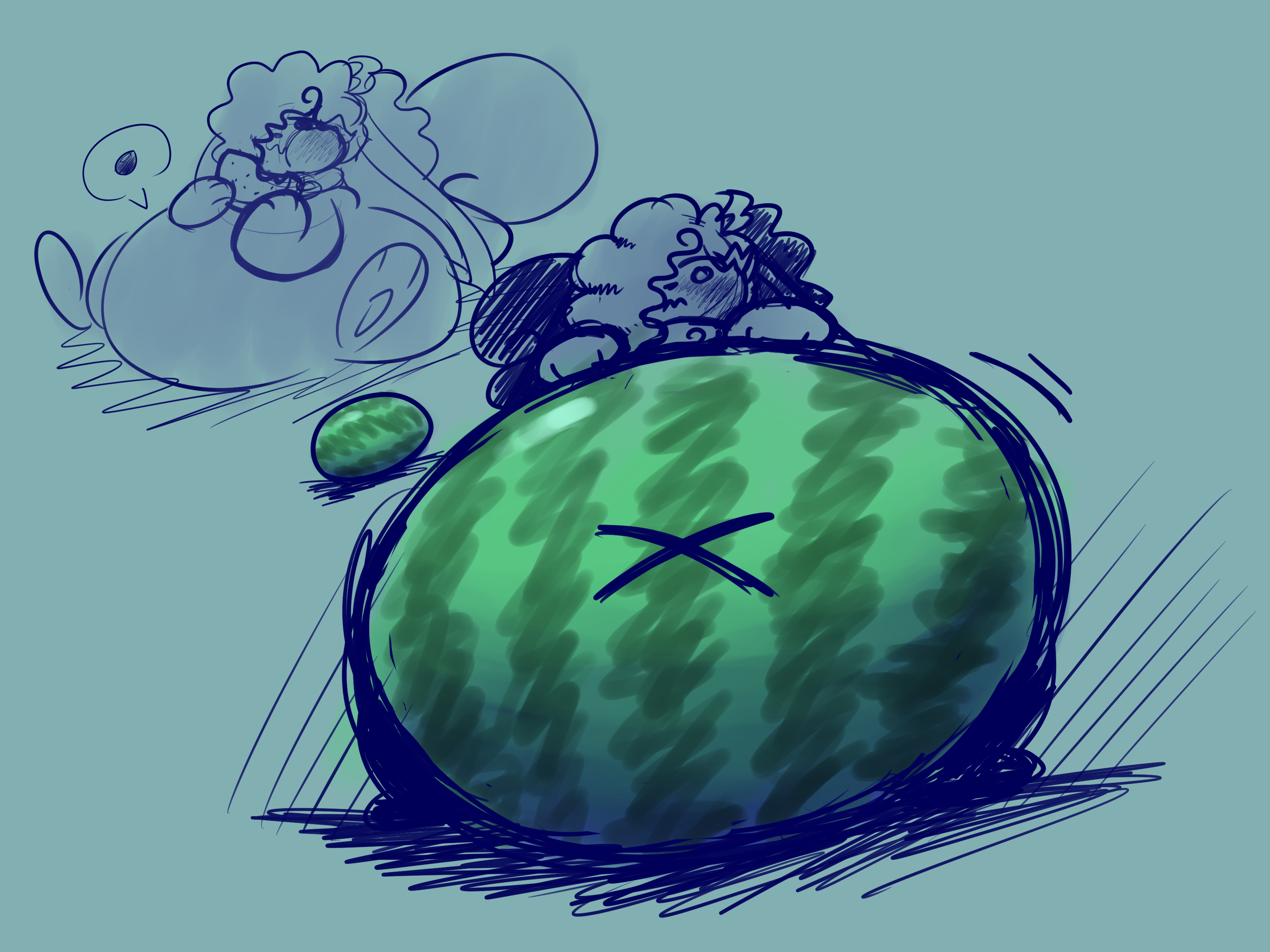 Melon-preg - By @raquao on Itaku