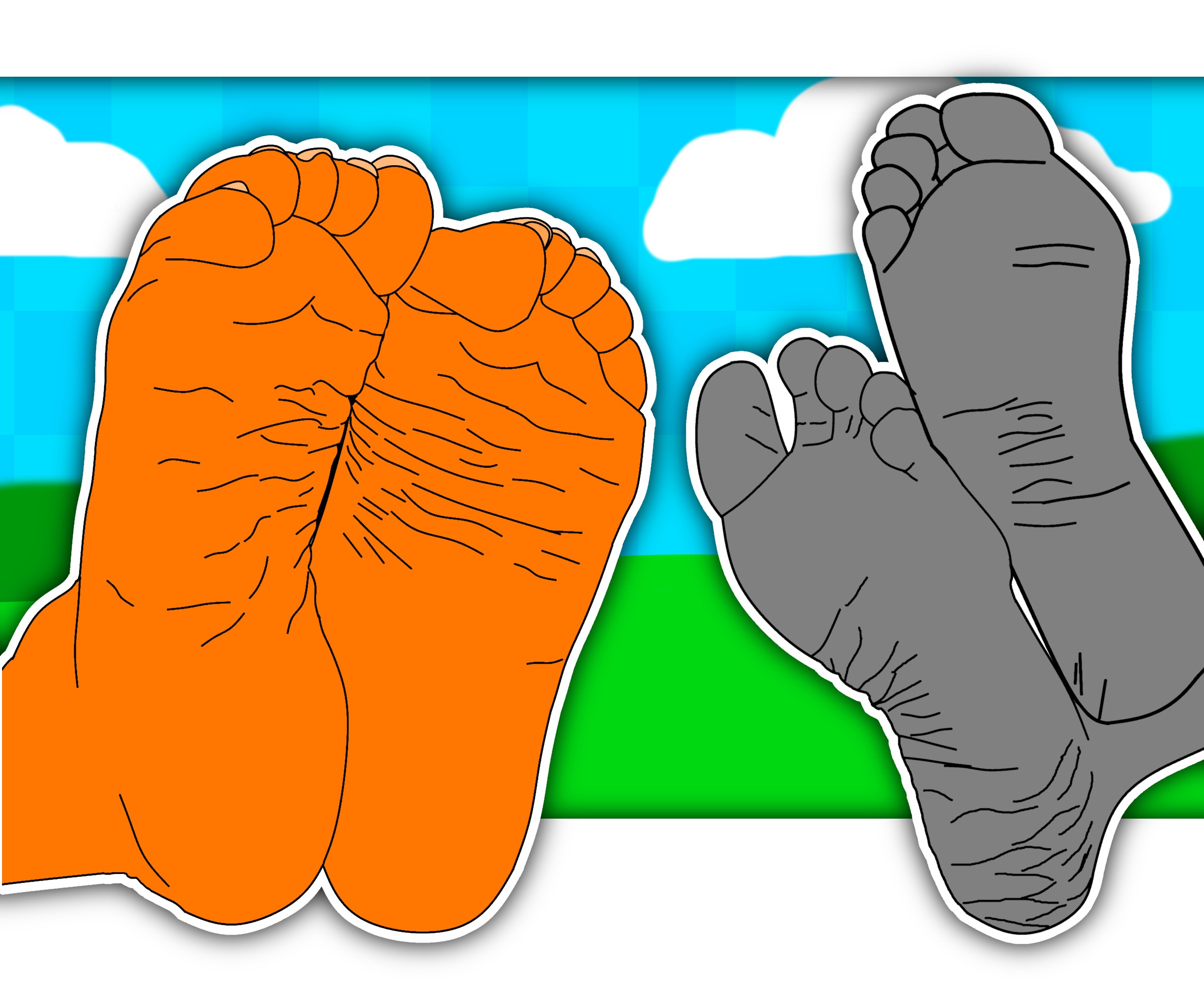Incredibox Sprunki Oren x Gray Feet 🦶 - By @wankedgoonah on Itaku