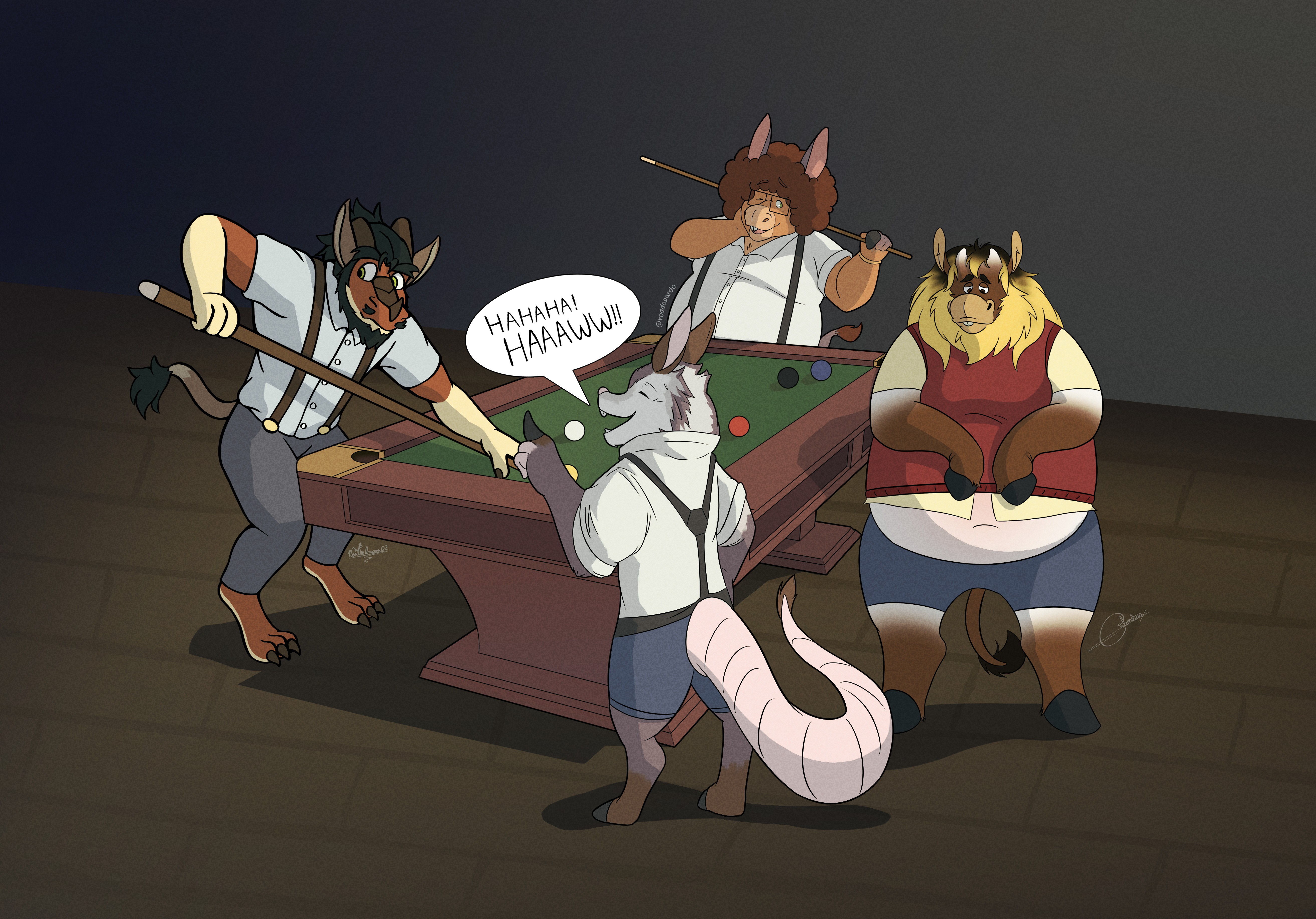 [Clb] Everything was fun, then Yuri brayed - By @neothedragon02 on Itaku