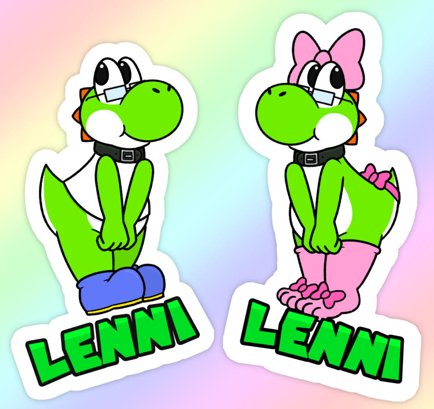 Lenni Badge Art - By @oxnard on Itaku